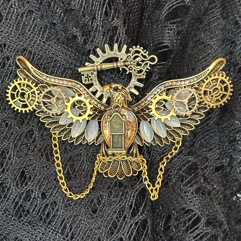 Steampunk Brooch - Etsy