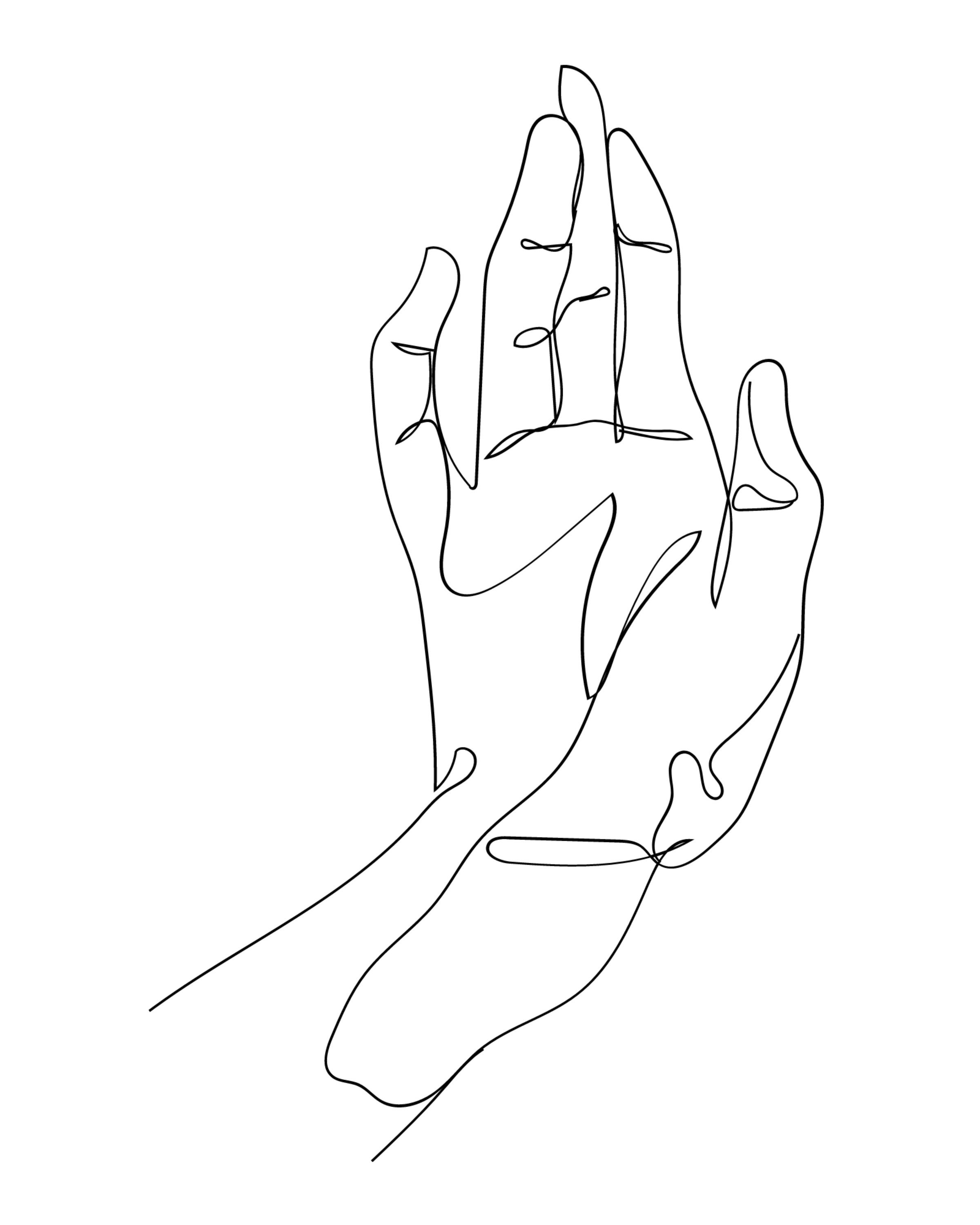 Male Monoline Drawing Set of 3 Wall Art Print Printable - Etsy