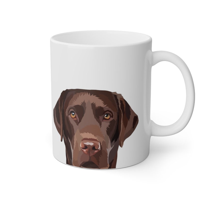 Custom Chocolate Brown Labrador Retriever Dog Coffee Drink - Etsy
