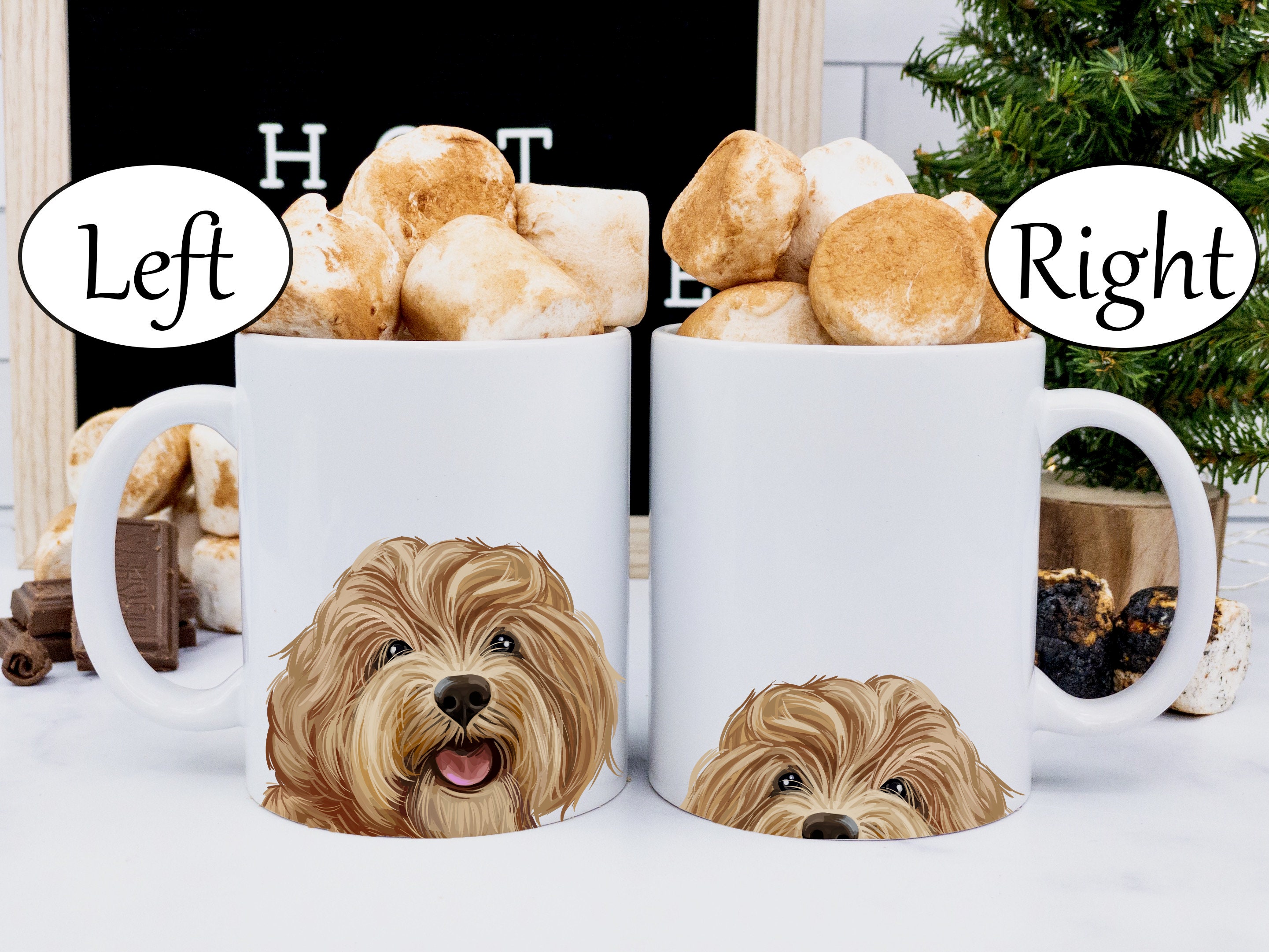 Funny Dog Mug Cute Cavapoo Cavoodle Cockapoo Golden Dog - Etsy