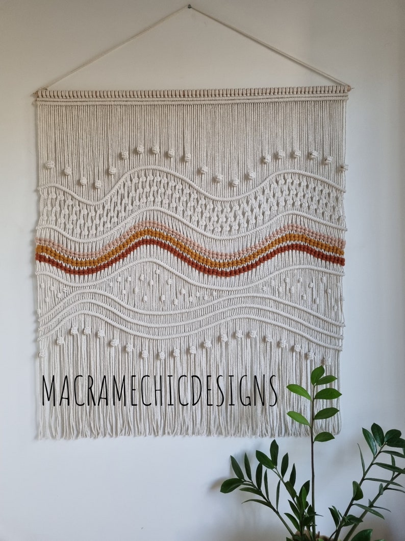 JACINTA : Contemporary Macrame Modern Macrame Macrame Wall - Etsy
