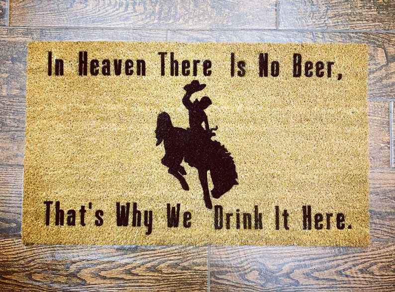 University of Wyoming Doormat, Go Pokes, WYO, Steamboat, Mountain West ...