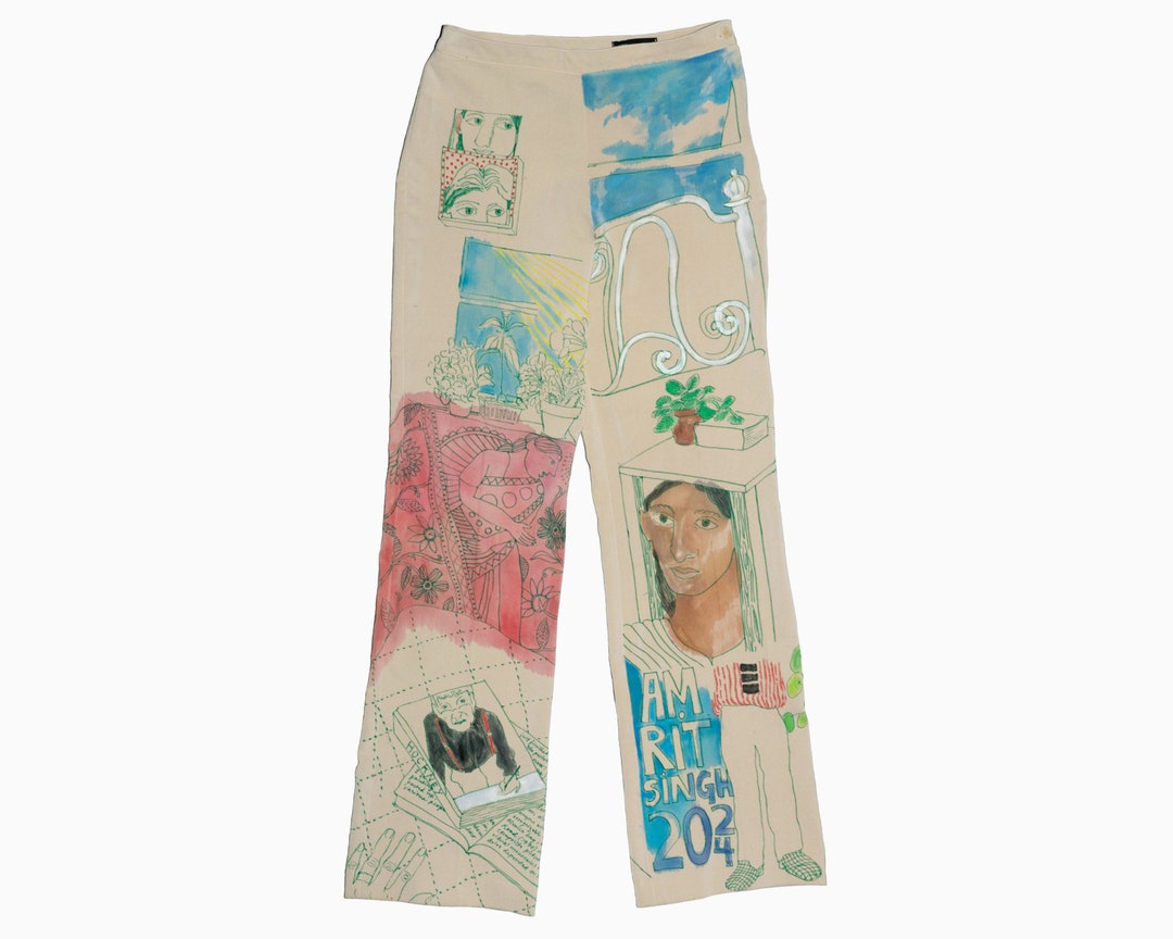 Made-to-order Artist Studio Pants, Hand-painted - Etsy