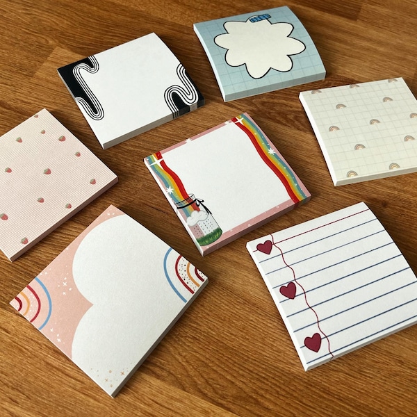 Cute Sticky Notes - Etsy