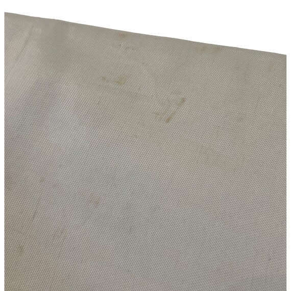 Vintage cream silk obi with woven red and yellow dahl… - Gem