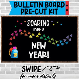 Soaring New Year School Bulletin Board Kit: Classroom Decoration - Etsy