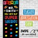 SUPERHERO Teacher Appreciation Day School Door Decor Classroom Decor ...