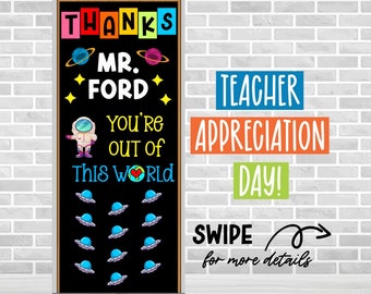 COOLEST Teacher Appreciation Day School Door Decor Classroom Decor ...