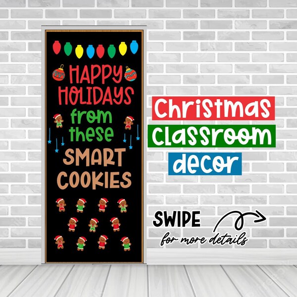 Classroom Door Decorations for Christmas - Etsy