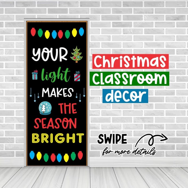 Classroom Door Decorations for Christmas - Etsy