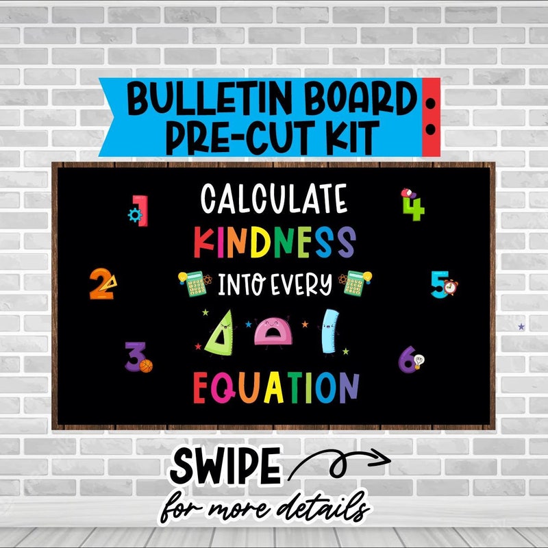 Math Bulletin Board - Etsy