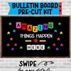 THE FUTURE OF the World Bulletin Board Kit Letters Classroom Decoration ...