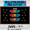 BELIEVE IN YOURSELF Bulletin Board Kit Letters Classroom Decoration ...