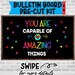 BELIEVE IN YOURSELF Bulletin Board Kit Letters Classroom Decoration ...