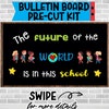 IMAGINE BELIEVE ACHIEVE Bulletin Board Kit Classroom Letters Decoration ...