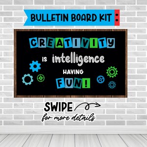 CREATIVITY Bulletin Board Kit Classroom Decoration Letters - Etsy