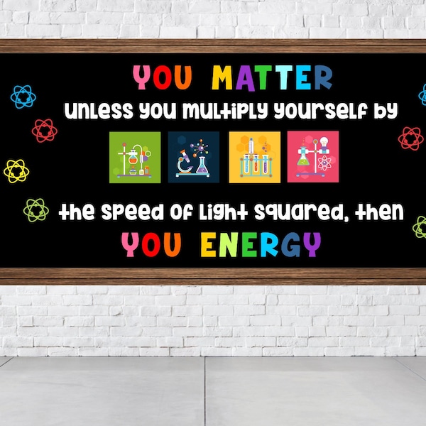 Science Bulletin Board Letters - Etsy