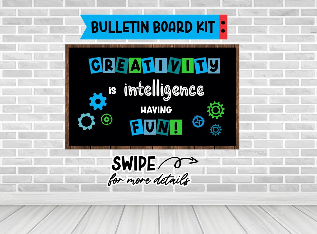 CREATIVITY Bulletin Board Kit Classroom Decoration Letters - Etsy