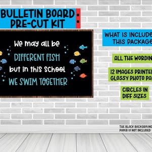 Different Fish Bulletin Board Kit: Classroom Decor - Etsy
