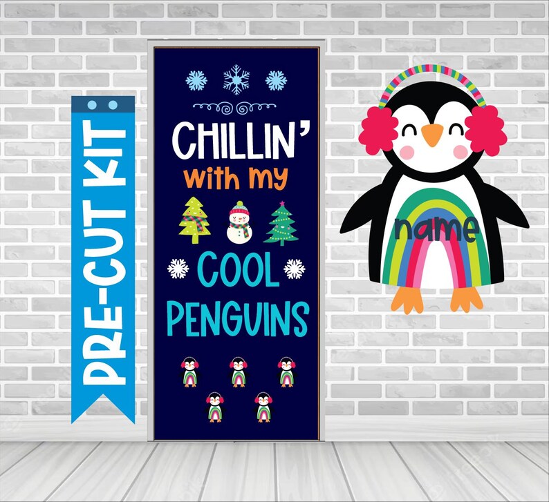 Christmas Classroom Bulletin Board Set Door Decoration | Precut ...