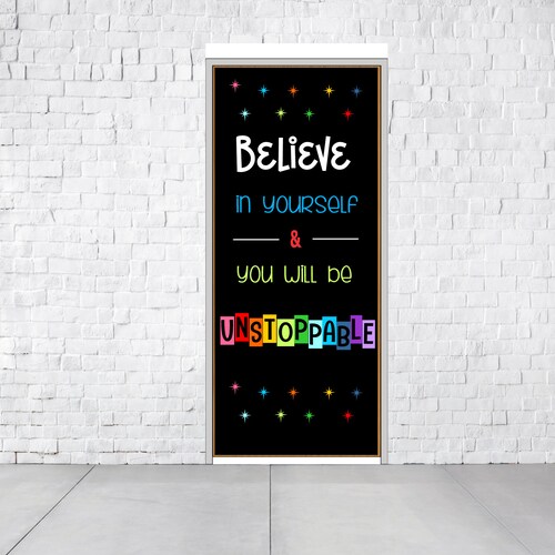 BE AWESOME School Door Decoration Teacher Appreciation - Etsy