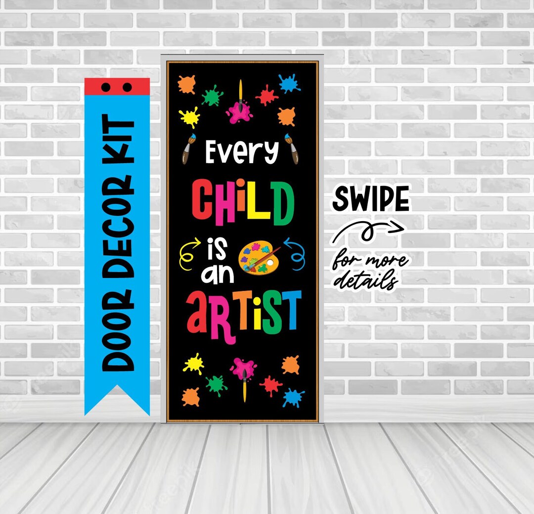 EVERY CHILD is an ARTIST Bulletin Board Kit Classroom - Etsy