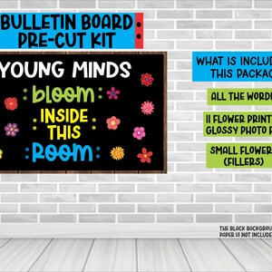 YOUNG MINDS Bulletin Board Letter Classroom Decoration Teacher Bulletin ...