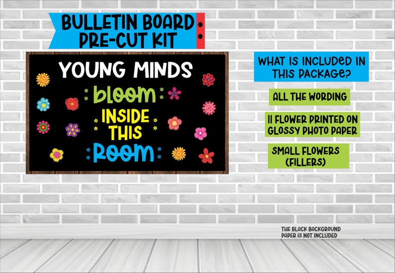 Young Minds Bulletin Board Letters: Classroom Teacher Decoration - Etsy