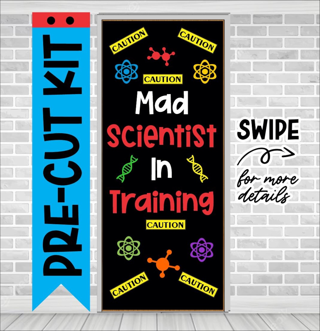 Mad Scientist Door Decoration Kit: Classroom Decor Letters - Etsy