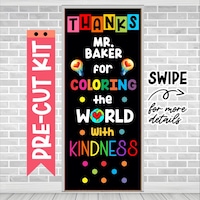 Marbled Pastel Back to School Classroom Decor, Bulletin Board Kit ...