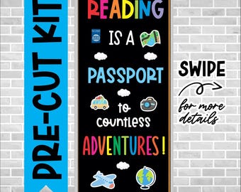 READING IS DREAMING- Classroom- Library -bulletin Board -door ...