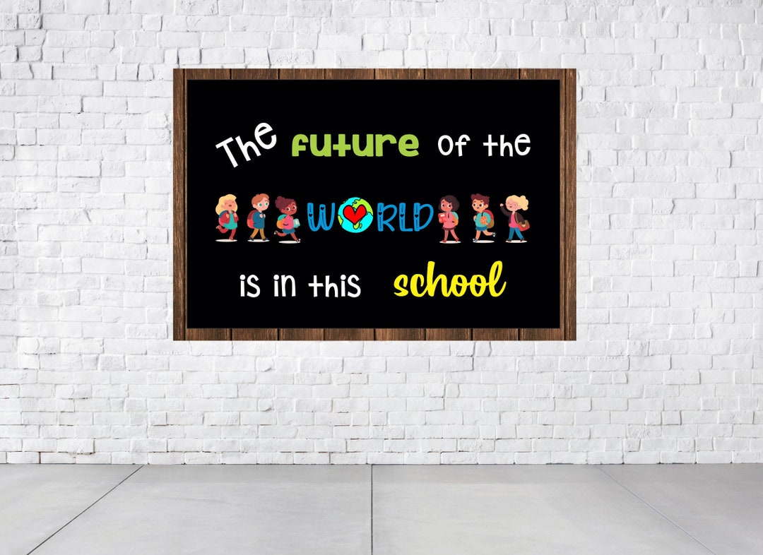 The Future of the World Bulletin Board Letters Classroom - Etsy