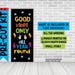 Good Vibes Year: Precut Classroom Door Decoration Kit - Etsy