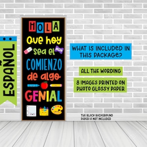 QUE HOY SEA El Comienzo Bulletin Board Kit, Spanish Door Decoration ...