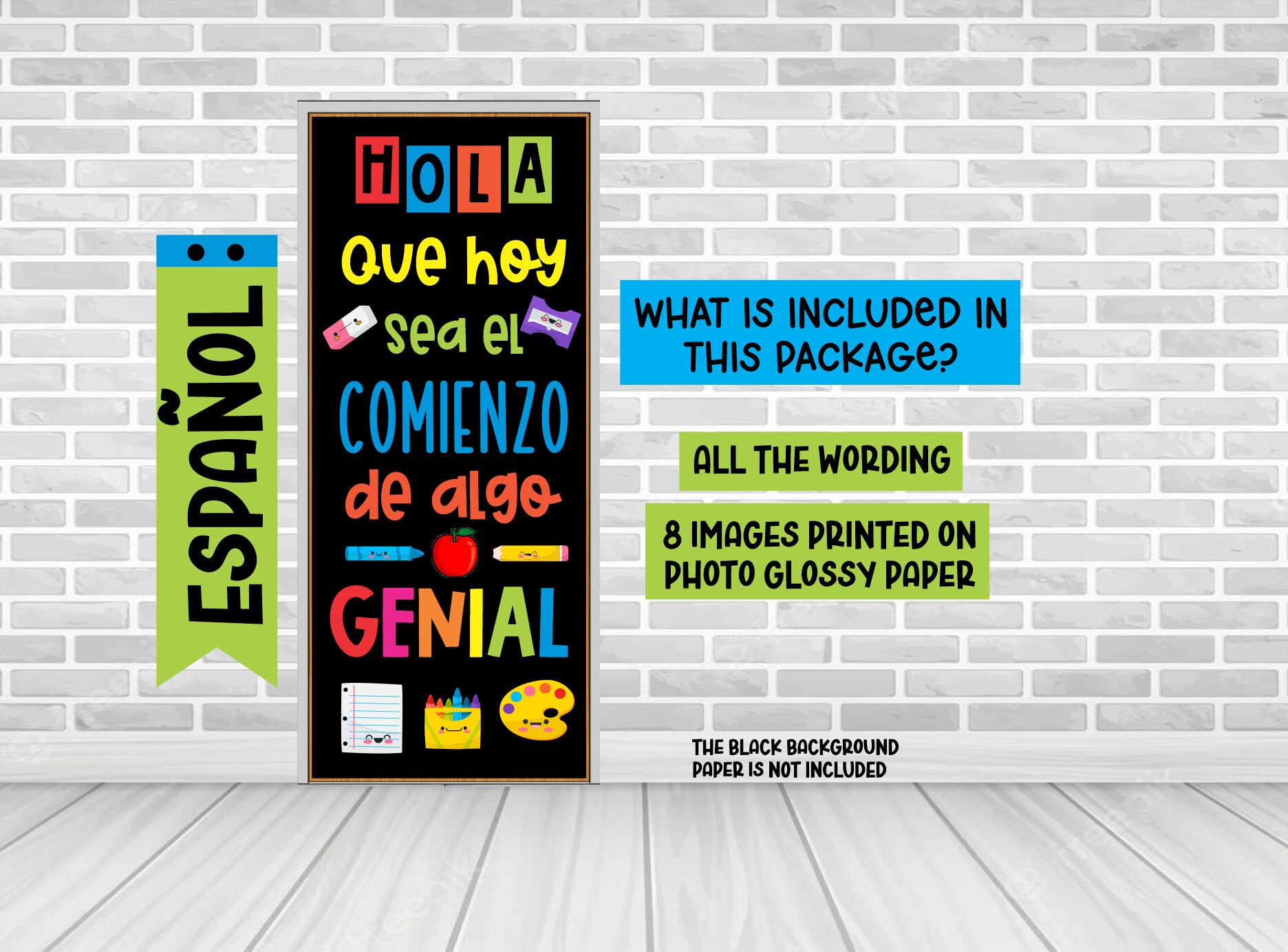 QUE HOY SEA El Comienzo Bulletin Board Kit Spanish Door - Etsy