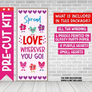 SPREAD LOVE VALENTINES Precut School Door Decoration, February ...