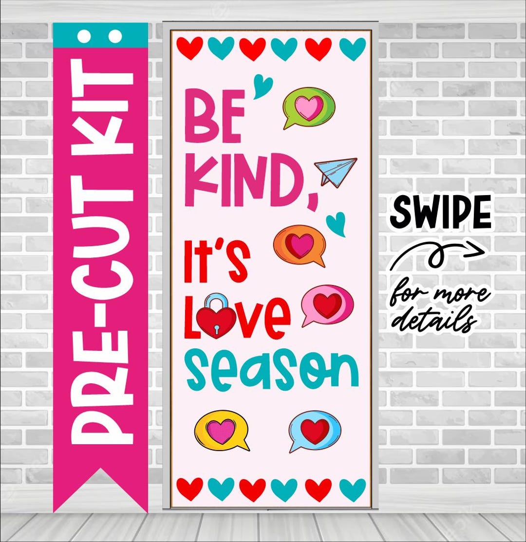 Valentine's Bulletin Board Kit | February Classroom Door Decor | Pre ...