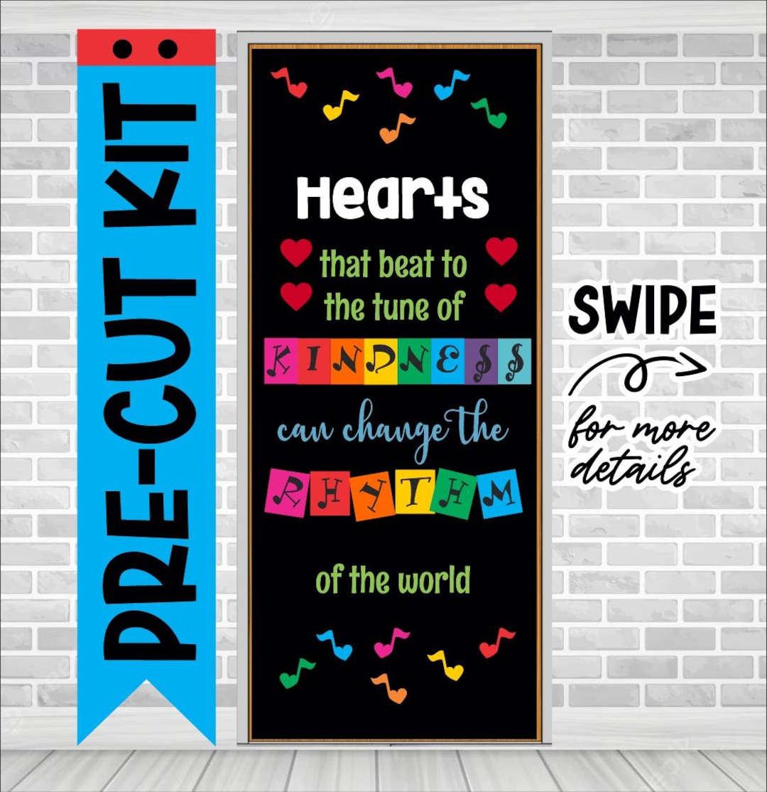 KINDNESS School Door Kit Decoration Classroom Door Decoration Door ...