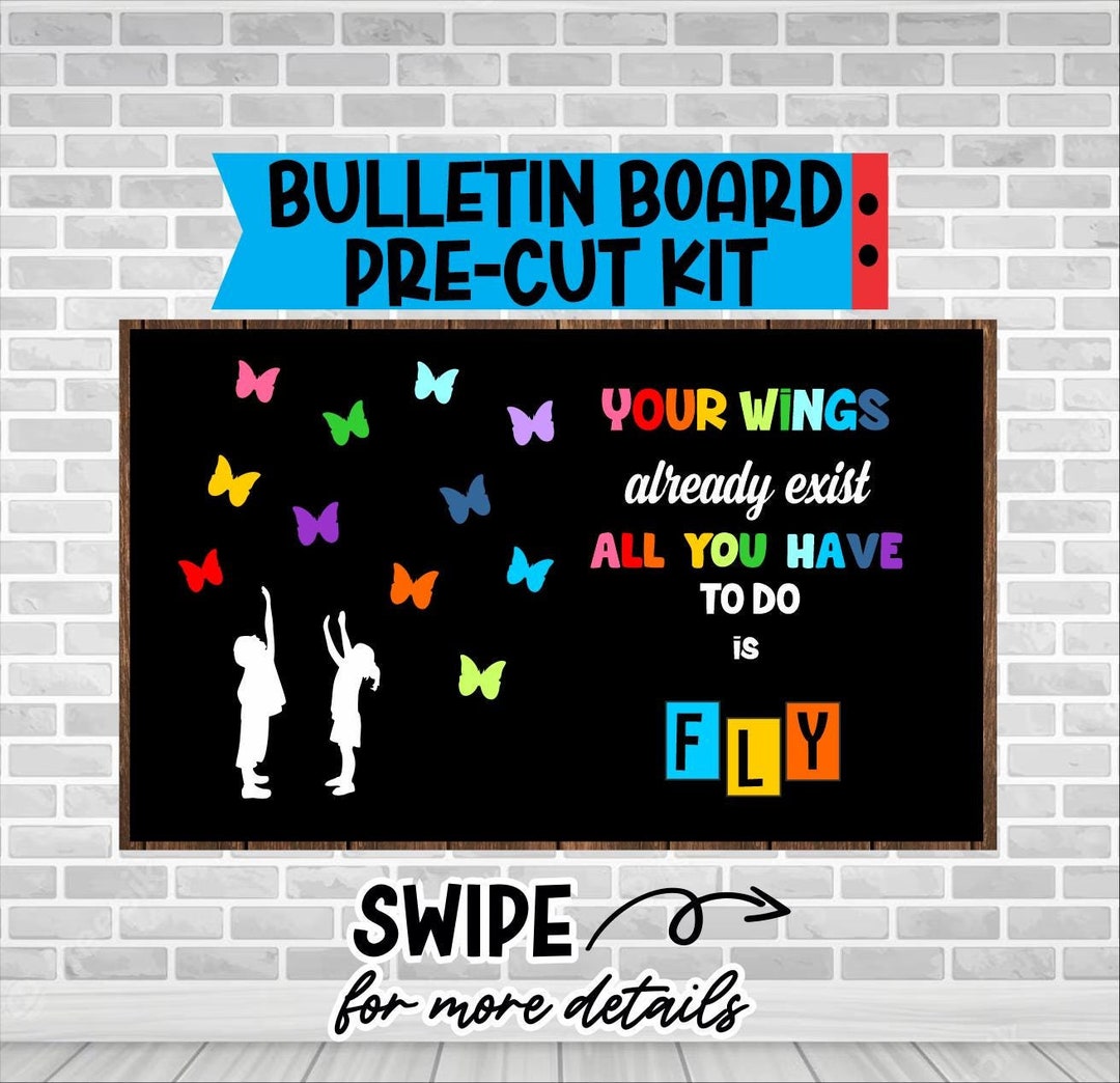 Your Wings Exist Bulletin Board Letters: Classroom Decor - Etsy