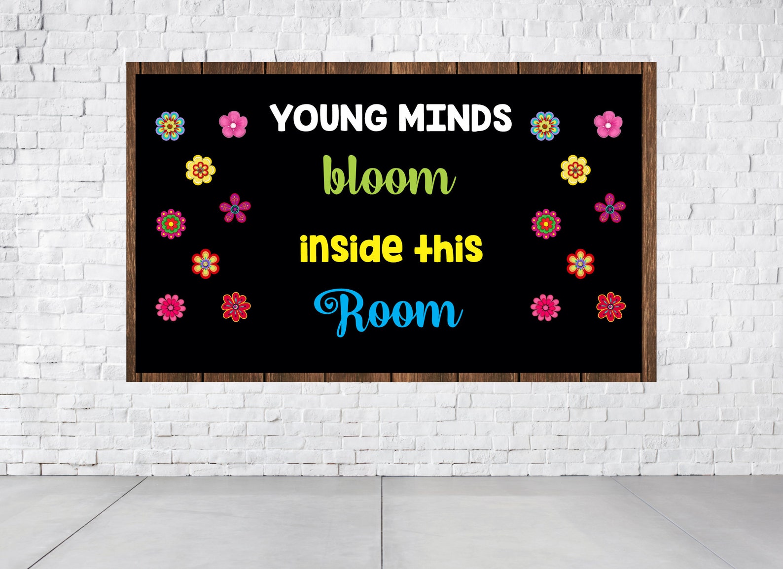 YOUNG MINDS Bulletin Board Letter Classroom Decoration Teacher | Etsy