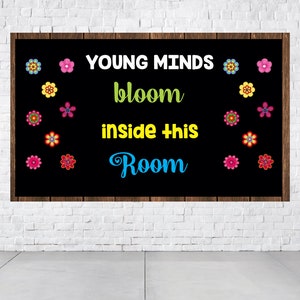 YOUNG MINDS Bulletin Board Letter Classroom Decoration Teacher | Etsy