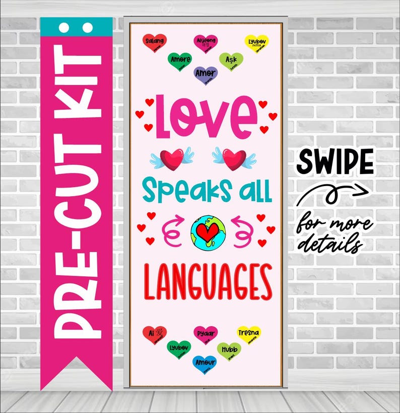 Valentine's Bulletin Board Kit | February Classroom Door Decor | Pre ...