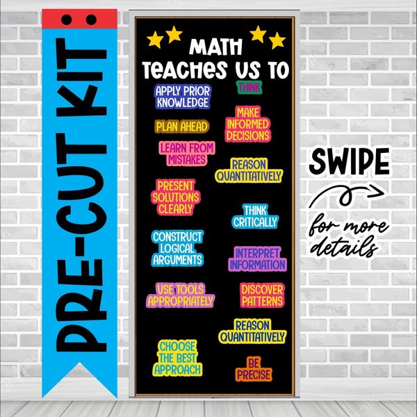 Math Door Decor - Etsy
