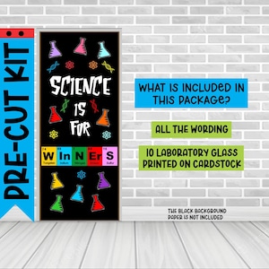 SCIENCE School Door Decoration Kit Teacher Appreciation Classroom ...