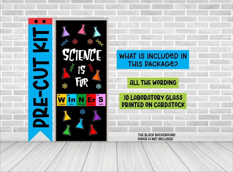 Science Classroom Door Decoration Kit: Teacher Appreciation Decor - Etsy