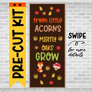 Fall Bulletin Board Precut Kit | Precut Autumn Classroom Door Decor Set ...