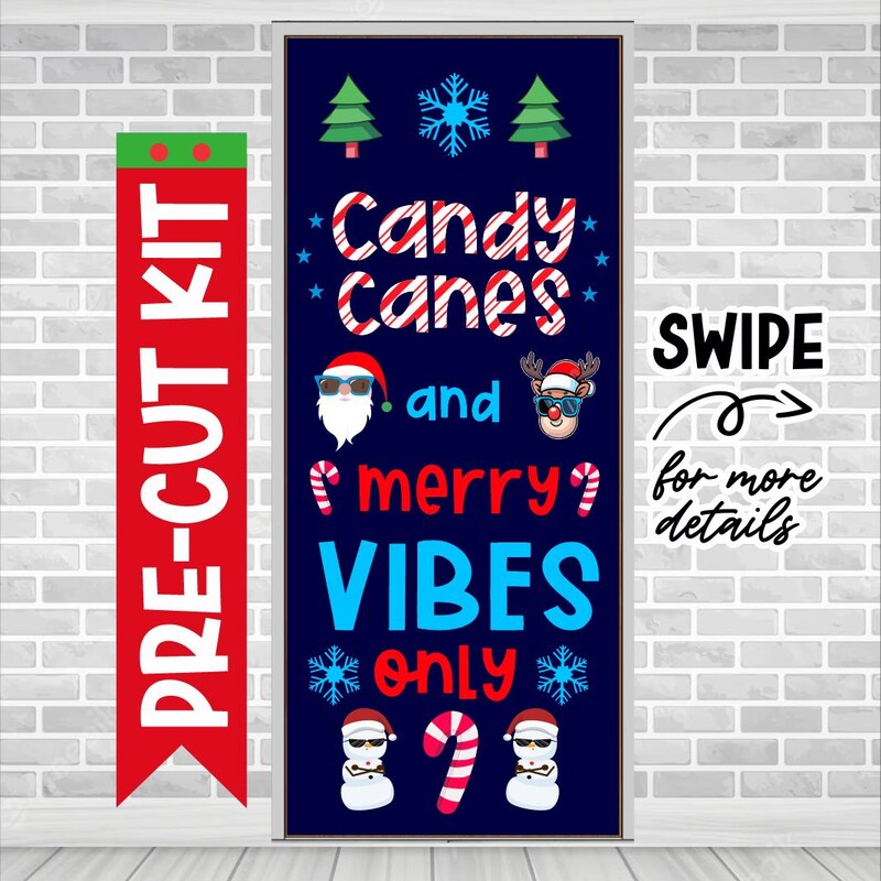 Candy Cane Bulletin Board - Etsy