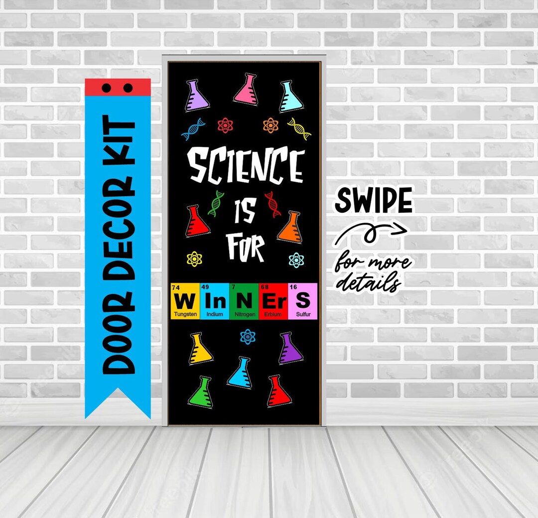 SCIENCE School Door Decoration Kit Teacher Appreciation Classroom ...