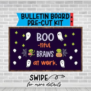 Halloween Bulletin Board Precut Kit: Classroom Door Decoration - Etsy