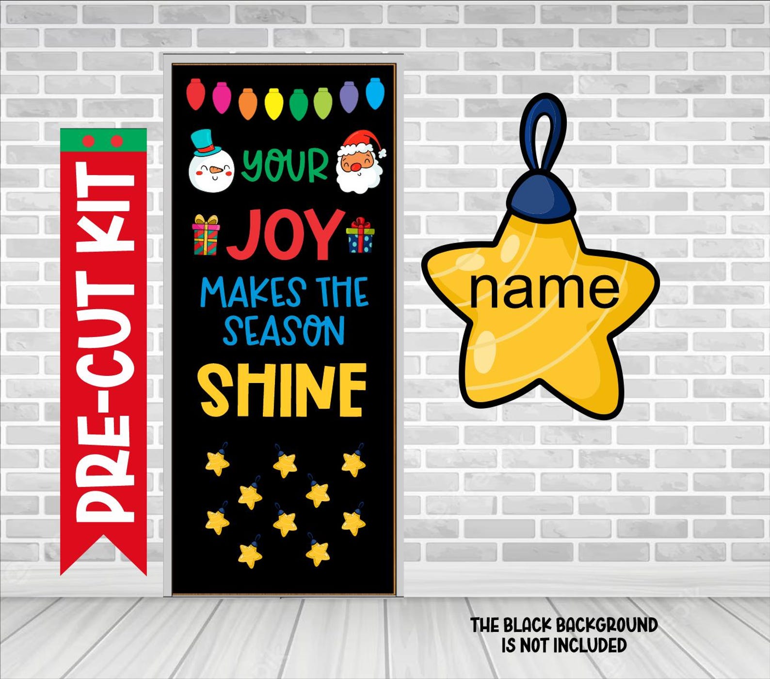 Precut Christmas Classroom Door Decoration Kit - Etsy